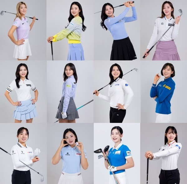 [KLPGT] KLPGA, 2025시즌 홍보모델 화보 공개…다채로운 매력 선보여
